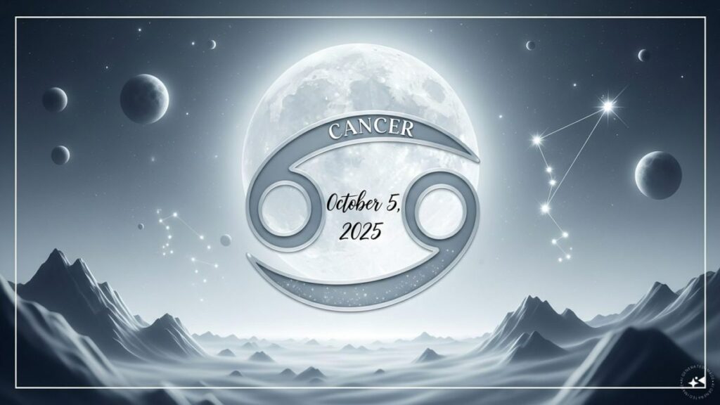 Cancer Horoscope Today, October 5, 2025 | Astrology News – Tezgyan